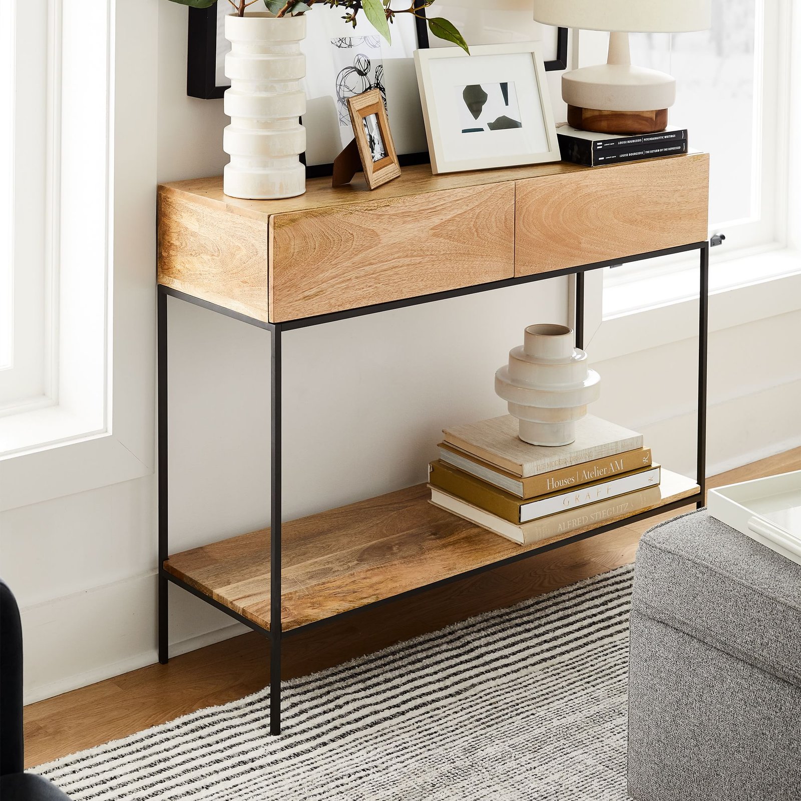 Industrial Storage Console - Frameworks Furniture Studio